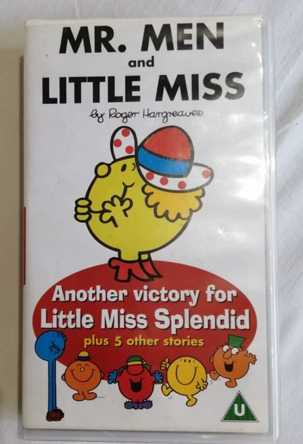 MR MEN AND Little Miss VHS 6 stories inc Another Victory fo Little Miss ...