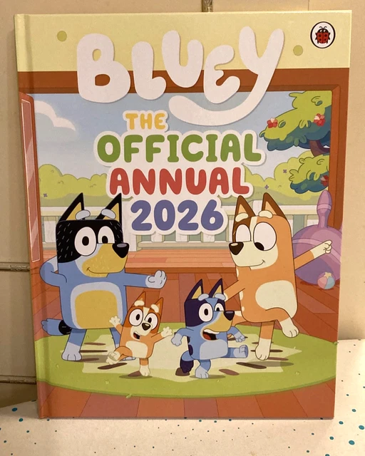BLUEY THE OFFICIAL ANNUAL 2026 HB NEW/UNREAD duplicate gift £3.94 ...