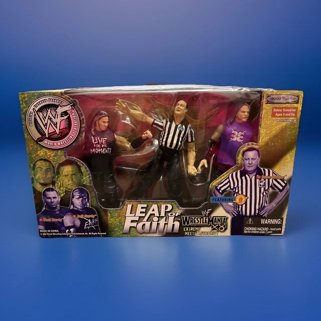 WWF JAKK’S PACIFIC Matt Jeff Hardy Boyz Leap Of Faith Boxed SEALED ...
