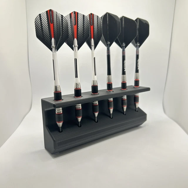 WANDMONTAGE ODER SCHREIBTISCH Pfeilhalter, fasst 6 Darts jeder Größe EUR 8,66 - PicClick DE