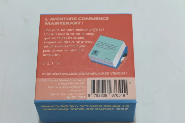 KOH LANTA 365 jours Playbac Castaway Calendrier emission tv télévision ...