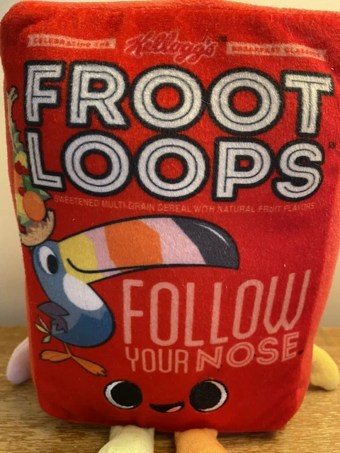 FUNKO POP PLUSH Kellogg’s Fruit Loops Cereal Soft Toy 9” VGC No Label £ ...