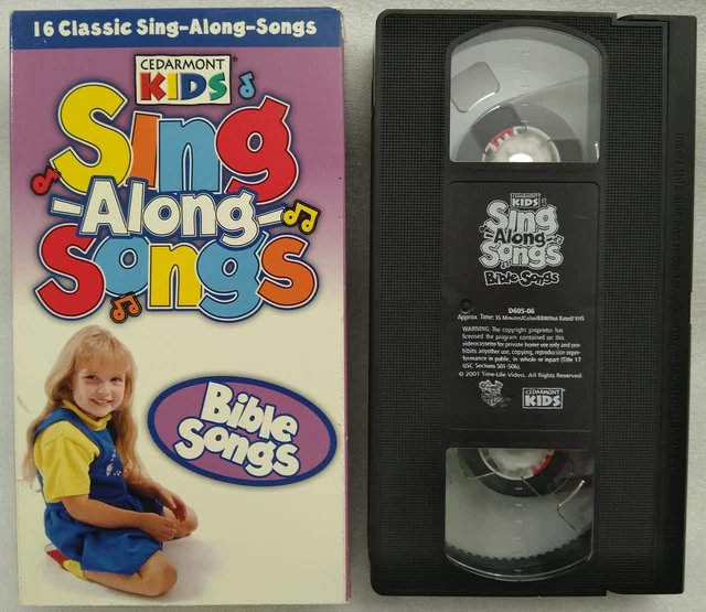 CEDARMONT KIDS SING-ALONG-SONGS VHS 2001 Preschool Songs 21 Classic ...