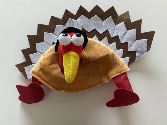 ADULT CHRISTMAS HAT Turkey Fancy Dress Accessory Secret Santa £5.44 ...