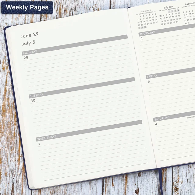 ACADEMIC DIARY 2026 2027 A4 Diary 2026 2027 Week to View from Aug 2026 ...