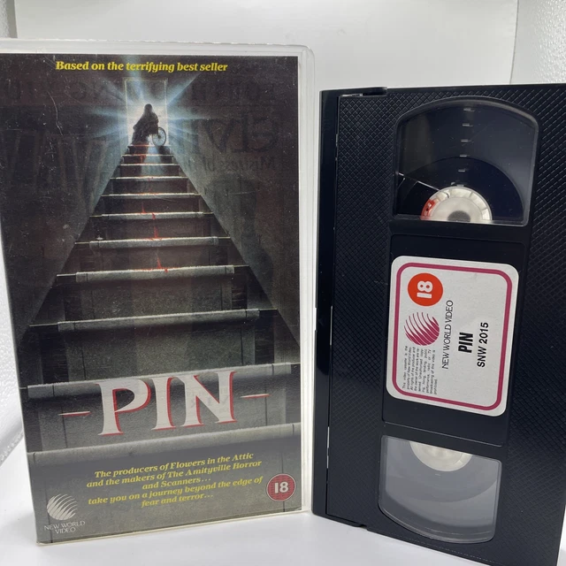 PIN HORROR FILM Original VHS Video Tape 1988 (skub1) £4.95 - PicClick UK