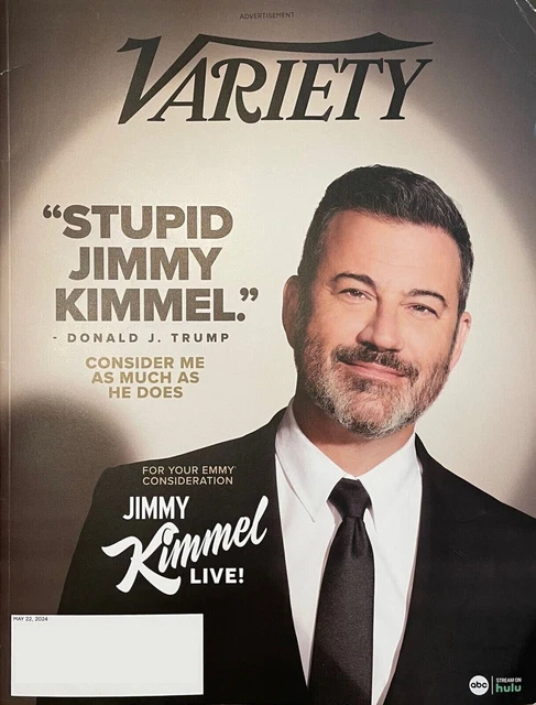VARIETY MAGAZINE MAY 22, 2024 Jimmy Kimmel Cover - Jimmy Kimmel Live ...