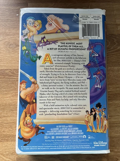 HERCULES (VHS, 1998) Walt Disney Masterpiece Collection £2.85 - PicClick UK