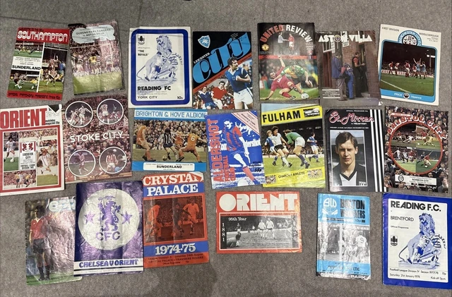 MIXED BUNDLE OF Football Programmes 70’s And 80’s £9.72 - PicClick UK