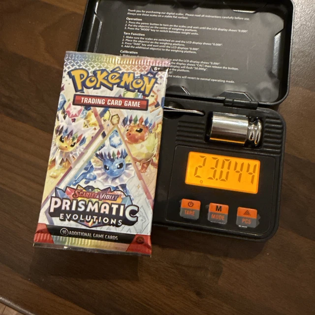 POKÉMON TCG - Prismatic Evolutions Booster Pack - Sealed - HEAVY PACK ...