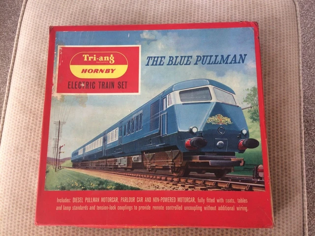 TRIANG HORNBY 00 Rs52 Blue Pullman Set Card Picture Box & Insert Only ...