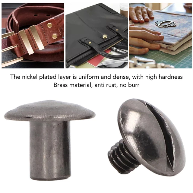 200 SETS BOOK Binding Screw Uniform Coating Electroplating Chicago ...
