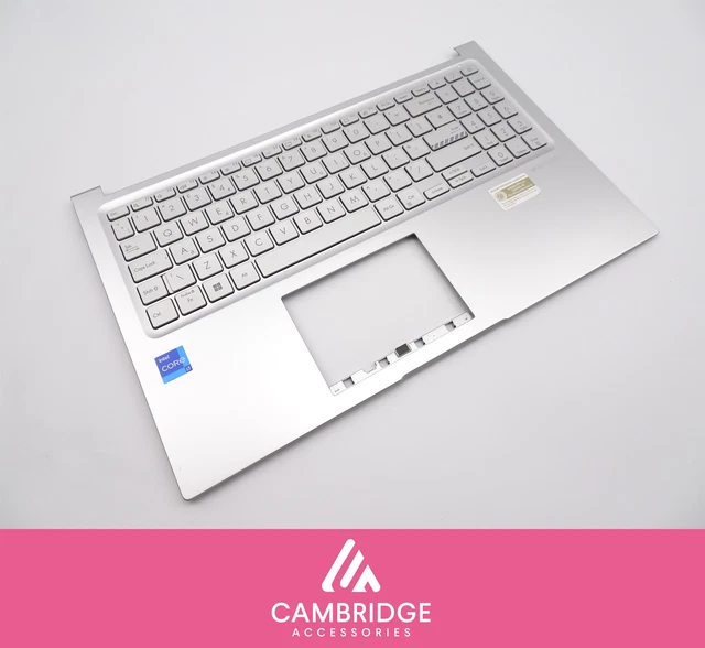 ASUS VIVOBOOK 15 X1504ZA Palmrest Cover UK Keyboard Silver NTP 13N1 ...