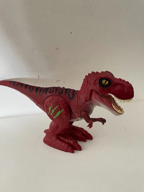 ZURU ROBO ALIVE Attacking T-Rex Red Dinosaur Robotic Pet Walking ...