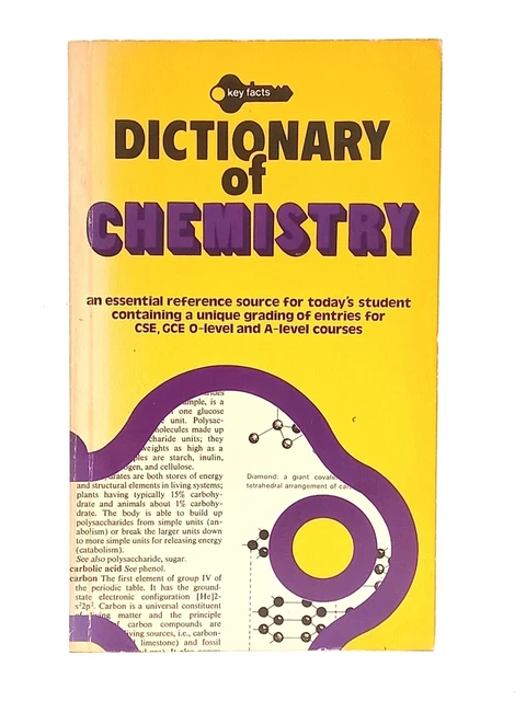DICTIONARY OF CHEMISTRY (John Daintith (Edt.) - 1981) (ID:43222) EUR 6,37 - PicClick FR
