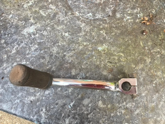VINTAGE USED ORIGINAL cranked burman gear lever for AMC Ariel Norton ...