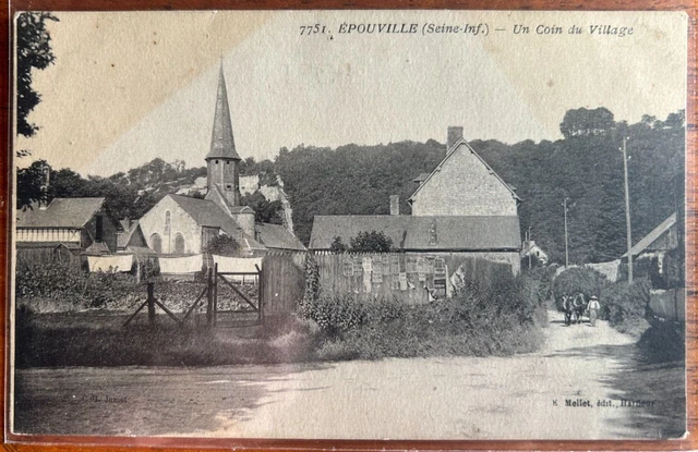 CPA 76 EPOUVILLE Un Coin Du Village EUR 6,00 - PicClick FR
