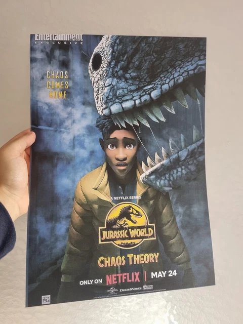 JURASSIC WORLD CHAOS Theory (Camp cretaceous) Poster A3 £10.00 ...