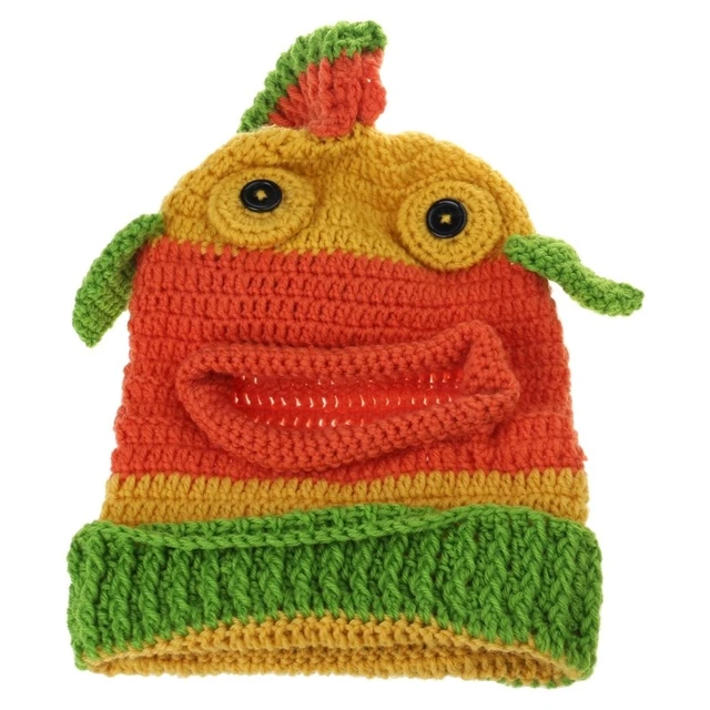 HANDWOVEN FISH HEADCOVER Adult Child Halloween Costume Balaclava Hat ...