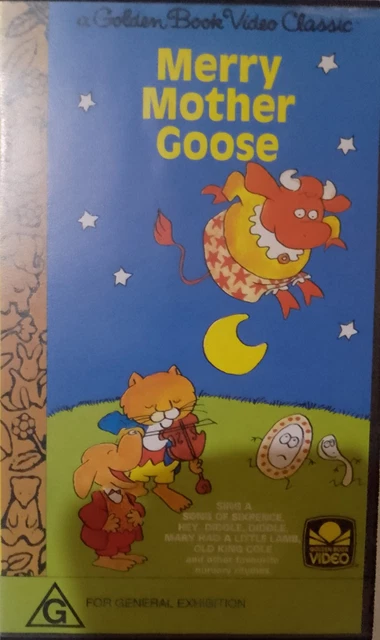 MERRY MOTHER GOOSE VHS Golden Book Video PAL VDI Aust 1992 $38.00 ...