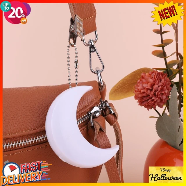 MOON SHAPE MINI LED Bag Light with Clip Bag Hanging Night Light for ...
