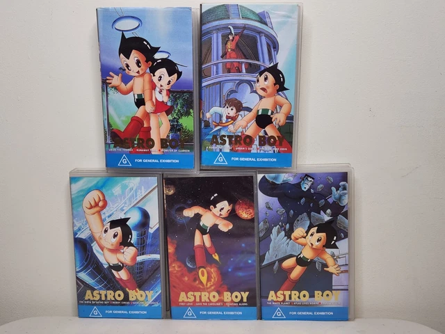 ASTRO BOY VHS Video Collection Vol. 1,2,3,4,7 - Vol 2,3 Tapes Sealed ...