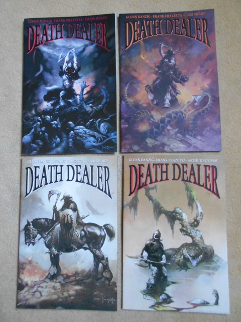 DEATH DEALER VARIANT-COVER 1-4 komplett, Frazetta/Bisley, Verlag EEE ...