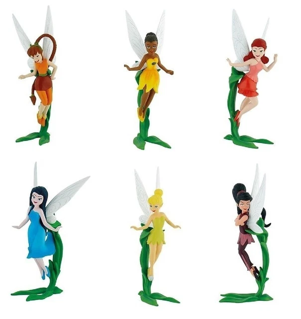 BULLYLAND DISNEY FAIRIES fées Tinkerbell Emily Klara Rosetta Vidia ...