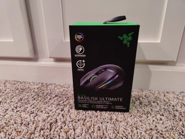 RAZER BASILISK ULTIMATE Hyperspeed Wireless Optical Gaming Mouse Open ...