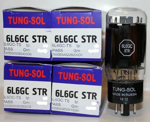 USINE PLATINE QUAD Assortis Tung Sol 6L6GC Str Tubes, Tout Neuf en Boîte EUR 214,03 - PicClick FR