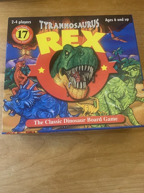 TYRANNOSAURUS T-REX DINOSAUR Classic Board Game Toy Complete With ...
