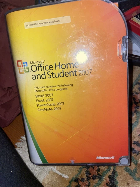 MICROSOFT OFFICE 2007 Student DVD Word, Excel, PowerPoint for Windows ...