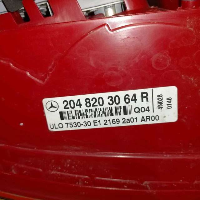 FEU ARRIÈRE POUR MERCEDES-BENZ A2049068602 CLASSE C (W S204) 180 ...