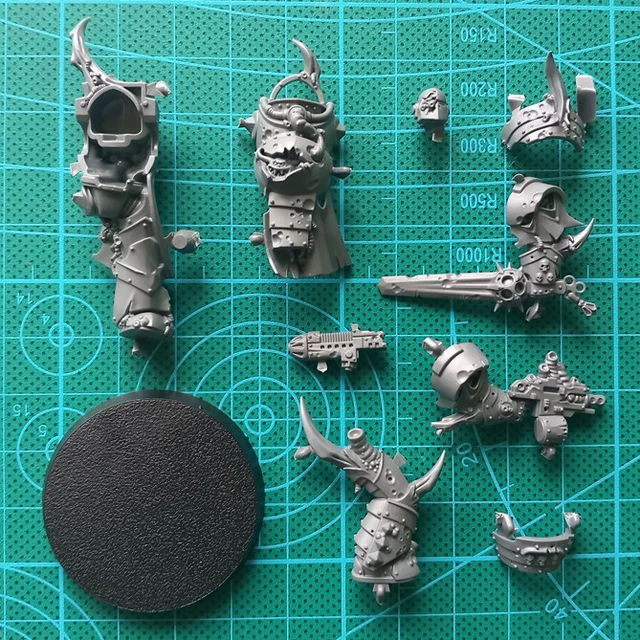 40K DEATH GUARD Blightlord Terminator Chaos Combi Weapon Balesword ...