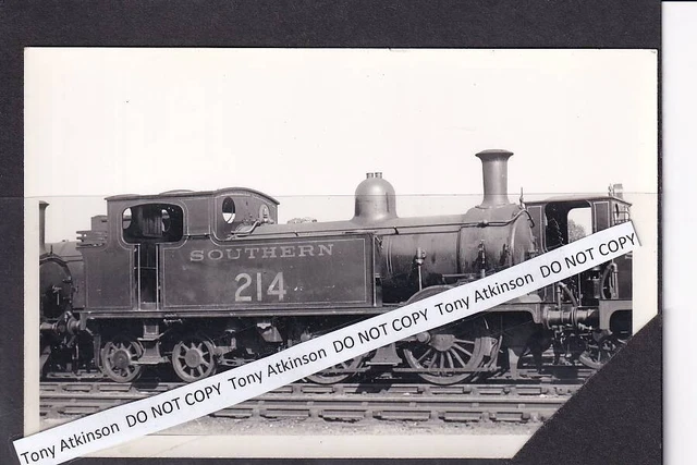SOUTHERN RAILWAY (EX L&Swr) O2 Class 0-4-4T No. 214 - Vintage Image ...