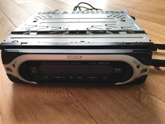 SONY CDX-MP40 CAR radio CD-R/RW MP3 FM/AM compact disc player Retro £68.32 - PicClick UK