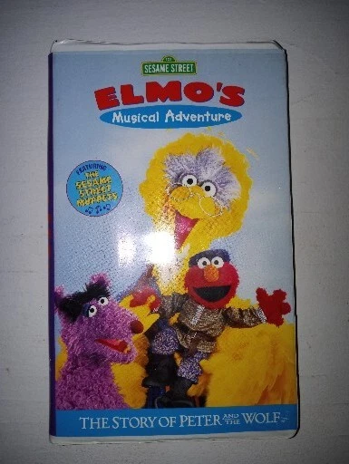 SESAME STREET ELMO'S Musical Adventure Peter and the Wolf VHS 2001 ...