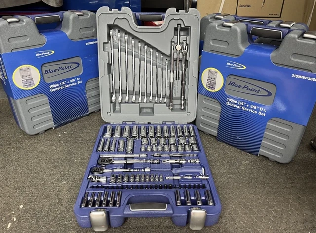 BLUE-POINT 100 PIECE General Service Set. Sold By Snap-On Brand New Inc ...