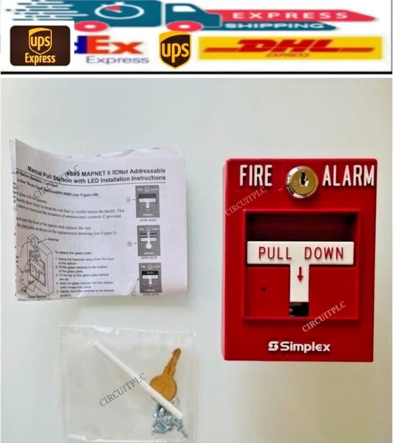 SIMPLEX 4099-9004 ADDRESSABLE Manual Pull Station $64.80 - PicClick