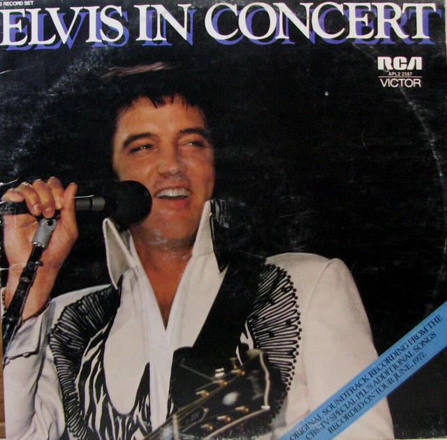 ELVIS PRESLEY ELVIS In Concert - 2 LP set SirH70 $19.95 - PicClick AU
