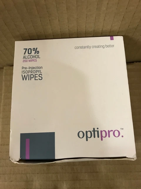 OPTIPRO PRE-INJECTION WIPES (x200) - Individually Wrapped Disposable ...