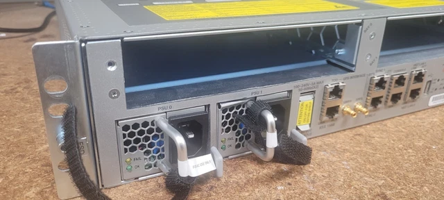 PARTS - CISCO ASR-9001 Router 4x 10G Port & Dual Power Supply A9K-750W ...