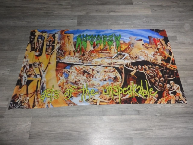 AUTOPSY FLAG FLAGGE Death Metal Impetigo Gore Autopsy 666 EUR 25,00 ...