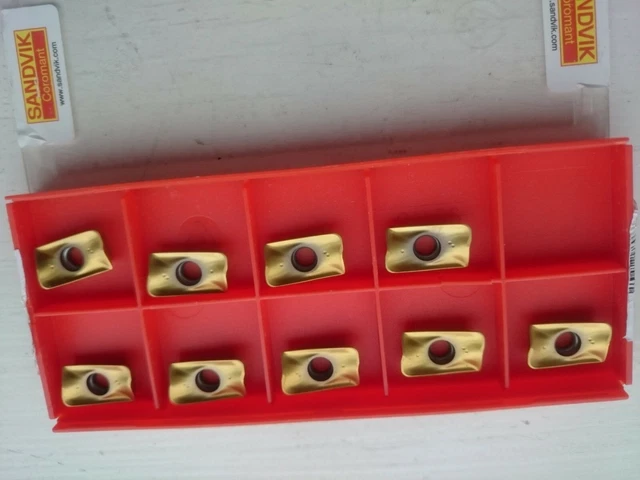 9 INSERTI IN carburo Sandvik R390-17 04 16E-MM 2030 (170416 Coromill ...