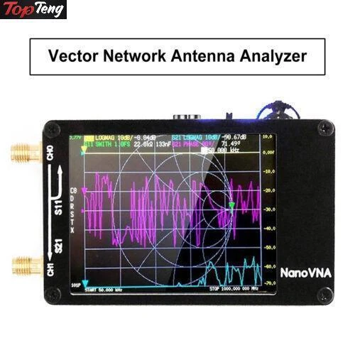 NANO VNA-H VECTOR Network Antenna Analyzer MF HF VHF UHF Analyzer W/SD Card Slot EUR 50,20 ...