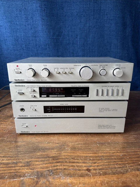 ENSEMBLE HI-FI TECHNICS Power Ampli Tuner Preampli SH-C01 SE-C01 ST ...