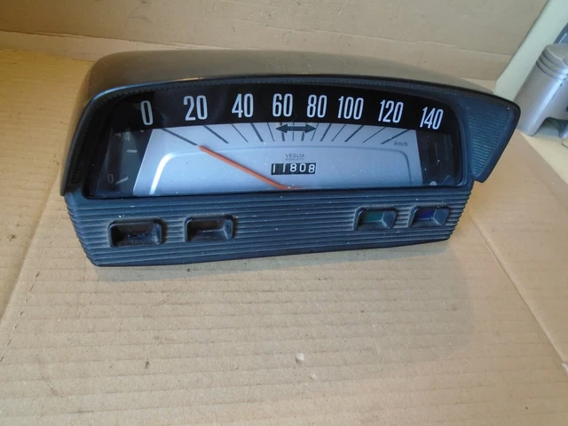 FIAT 850 SPEEDOMETER 140 km/h instrument cluster gauge EUR 92,38 ...