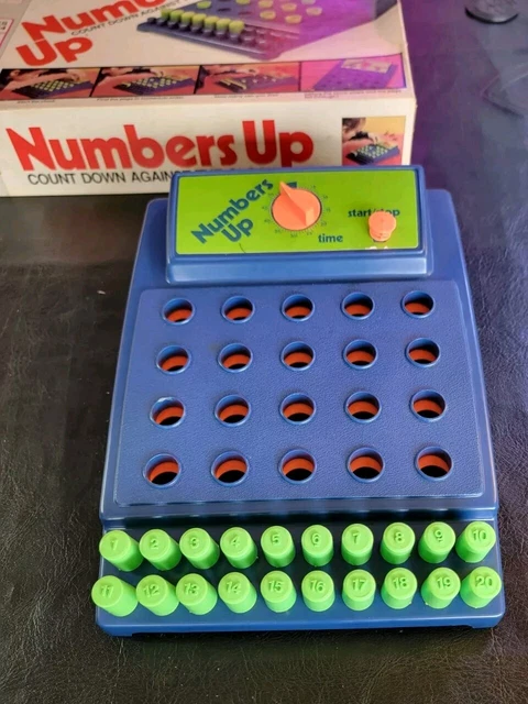 VINTAGE-NUMBERS UP-MILTON BRADLEY-COUNT Against the Clock-COMPLETE ...