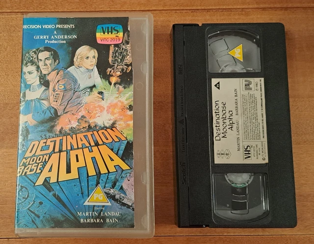 DESTINATION MOONBASE ALPHA VHS Ex-Rental Big Box Pre Cert Precision (cut sleeve) £14.99 ...
