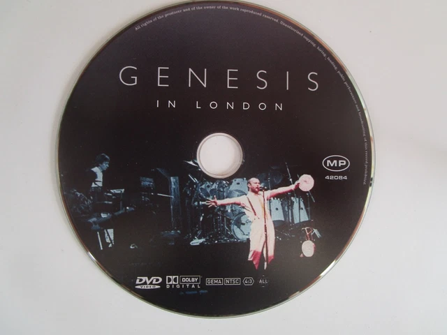 GENESIS MIT PHIL Collins Live in London 1980 rar DVD NTSC MP 42084 mit ...